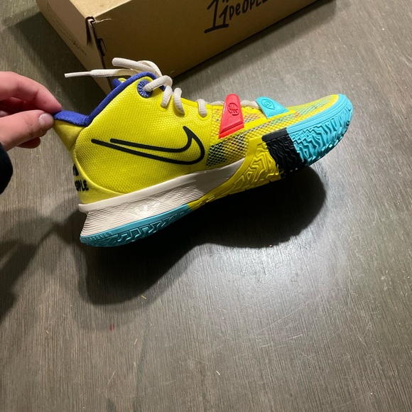 Nike | Shoes | Kyrie 7 Yellow Strikeblack Basketball Shoes | Poshmark